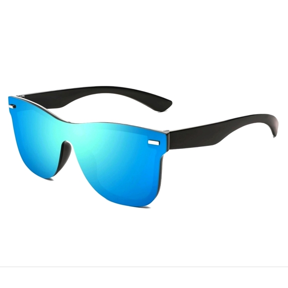 Accessories | Unisex Rimless Mirror One Piece Lens Sunglasses Light ...